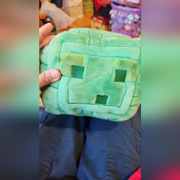 Toys | Mojang Minecraft Green Cube Plush | Poshmark